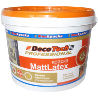 Краска интерьерная DecoTech Professional Matt Latex 10 л купить по цене 3 534,00 рублей в Москве ...